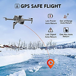 Tucok 193MAX2S Drone with 4K UHD Camera for Adults,3-Axis Gimbal Quadcopter with EIS Camera,13000ft Video Transmission,Obstacle Avoidance,66 Min Long Flight Time,Brushless Motor, GPS Auto Return Home