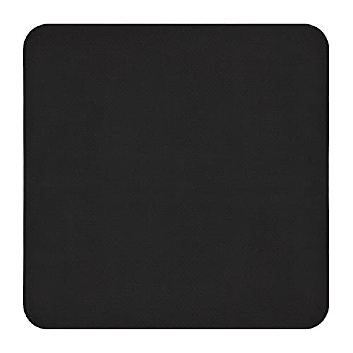House, Home and More Skid-Resistant Carpet Indoor Area Rug Floor Mat - Black - 3 Feet X 3 Feet