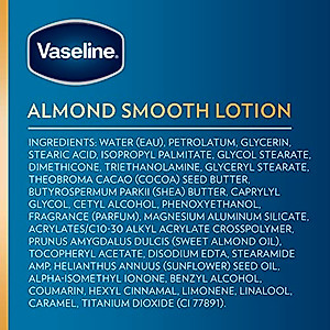 Vaseline Intensive Care hand and body lotion Almond Smooth for Rich Moisturization 20.3 Oz