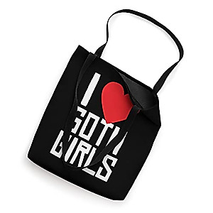 I Heart Love Goth Girls - Emo Gothic Girl Lover Tote Bag