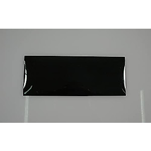 CSI Footprint Gel Lifters, Picking Up Powdered Latent Prints, Shoe Impressions, Crime Scene Forensic Supply, Black, 14x36 cm, 2 pcs/Pack