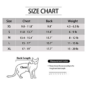 Cat Recovery Suit After Surgery, Pet Recovery Wear for Abdominal Wounds Cat Onesie Cone E-Collar Alternative,Blue L