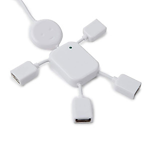 Kikkerland US006 USB Hubman, white