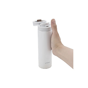 Tiger Stainless Mini Bottle 0.3L White Tiger Sahara Mug Bottle (MUJURYOKU) MMX-A030-WW