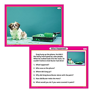 Super Duper Publications | Webber Inferencing Big Photo Flash Cards | Predicting, Reasoning and Critical Thinking Skills Fun Deck | Educational Learning Materials for Children