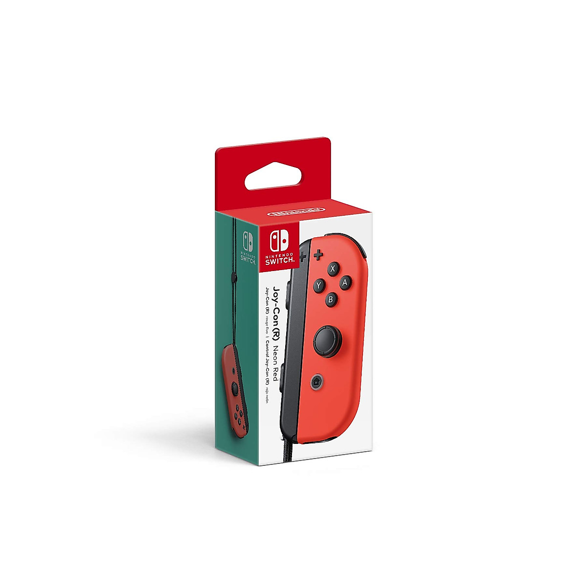 Nintendo Joy-Con (R) - Neon Red - Nintendo Switch (Renewed)