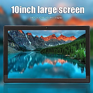 Sanpyl 10 Inch Tablet Octa Core Processor, 6GB 128GB 2.4G 5G 800W 2000W IPS HD Touchscreen Callable Tablet for Android 11 100‑240V (US Plug)