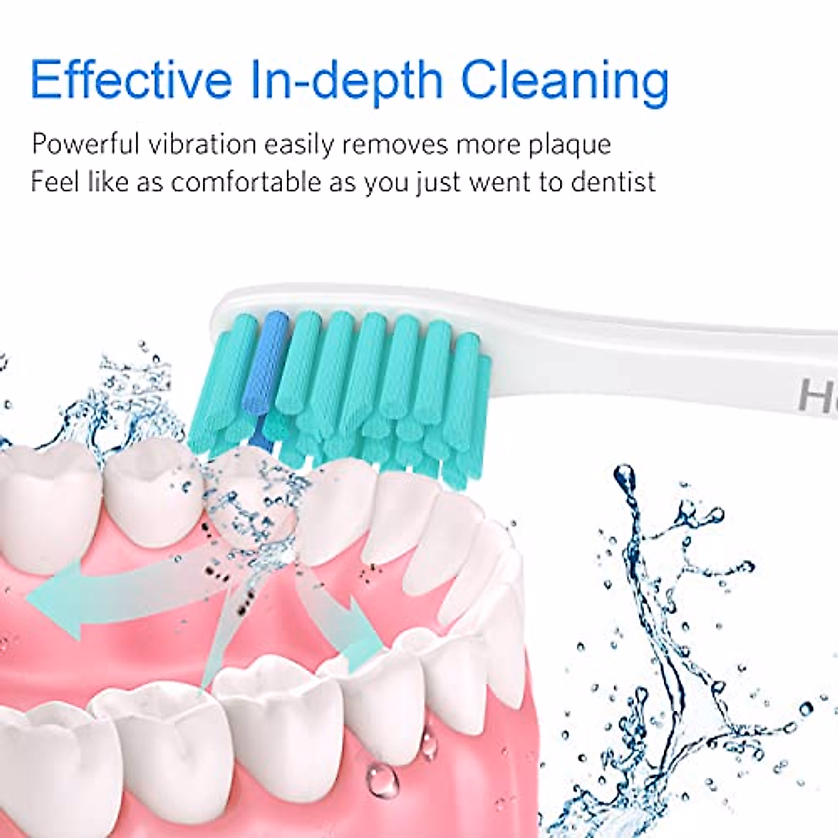 Replacment Brush Heads Compatible with Philips Sonicare E-Series Essence, Xtreme, Elite, Advance, and CleanCare Electric Toothbrush, Toothbrush Replacment Heads Refills, 6 Pack