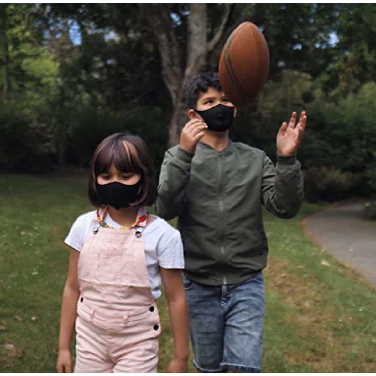 10PCS Kids Colorful Face Mask Covers with Elastic Ear Loop Cover Full Face Anti-Dust, Unisex, Washable, Breathable, and Reusable (Kids Colorful)