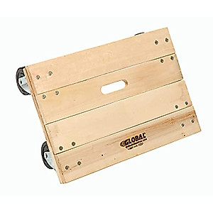 Global Industrial Hardwood Dolly - Solid Deck, 36 x 24, 1200 Lb. Capacity