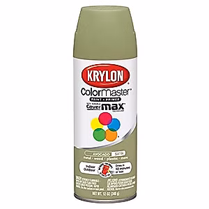 Krylon K05200207 Avocado 'Satin Touch' Decorator Spray Paint - 12 oz. Aerosol