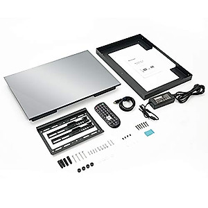 Haocrown 21.5 inch Bathroom TV Touchscreen IP66 Waterproof Smart Mirror TV for Bathroom with Android 11.0 System & 500 High-Brightness Built-in HDTV(ATSC) Tuner, Wi-Fi Bluetooth(Nearly New)