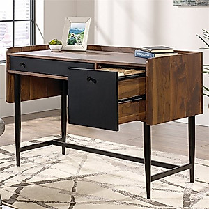 Sauder Harvey Park Desk, Grand Walnut finish