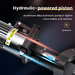 Anbull 1500W Electric Rebar Bender,Hydraulic Rebar Bending Machine Bending up to 1 Inch #8 25mm Rebar with an Extra Set of 10-18mm #3 - #6 Rebar Bending Head, Rebar Bending Angle 90 Degrees or Greater