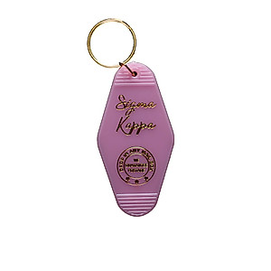 Sorority Shop Sigma Kappa Vintage Motel Keychain