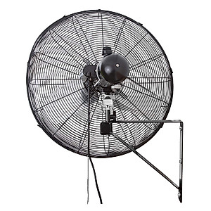 OEMTOOLS OEM24893 24" Outdoor Oscillating Wall Fan, 6800 CFM Large Industrial Fan, Wall Mount Oscillating Fan For Garage, Outdoor Oscillating Fans For Patios, Waterproof Shop Fans, Heavy Duty, 24 Inch