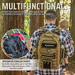 Baby Diaper Bag Backpack For Men Swanky Beaver Daddy bag Changing Mat Wipe Pouch