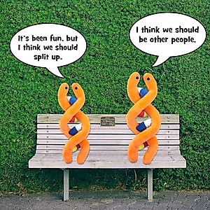 GIANTmicrobes DNA Plush, Genetics Gifts, DNA Gifts, Genetic Counselor Gifts, Genealogy Gifts, Ancestry Gift, Funny Science Teacher Gifts,Science Gifts