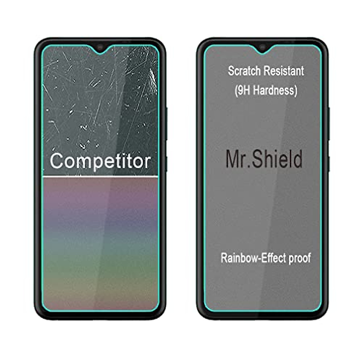 Mr.Shield [3-Pack] Designed For Cricket Dream 5G [Tempered Glass] [Japan Glass with 9H Hardness] Screen Protector with Lifetime Replacement