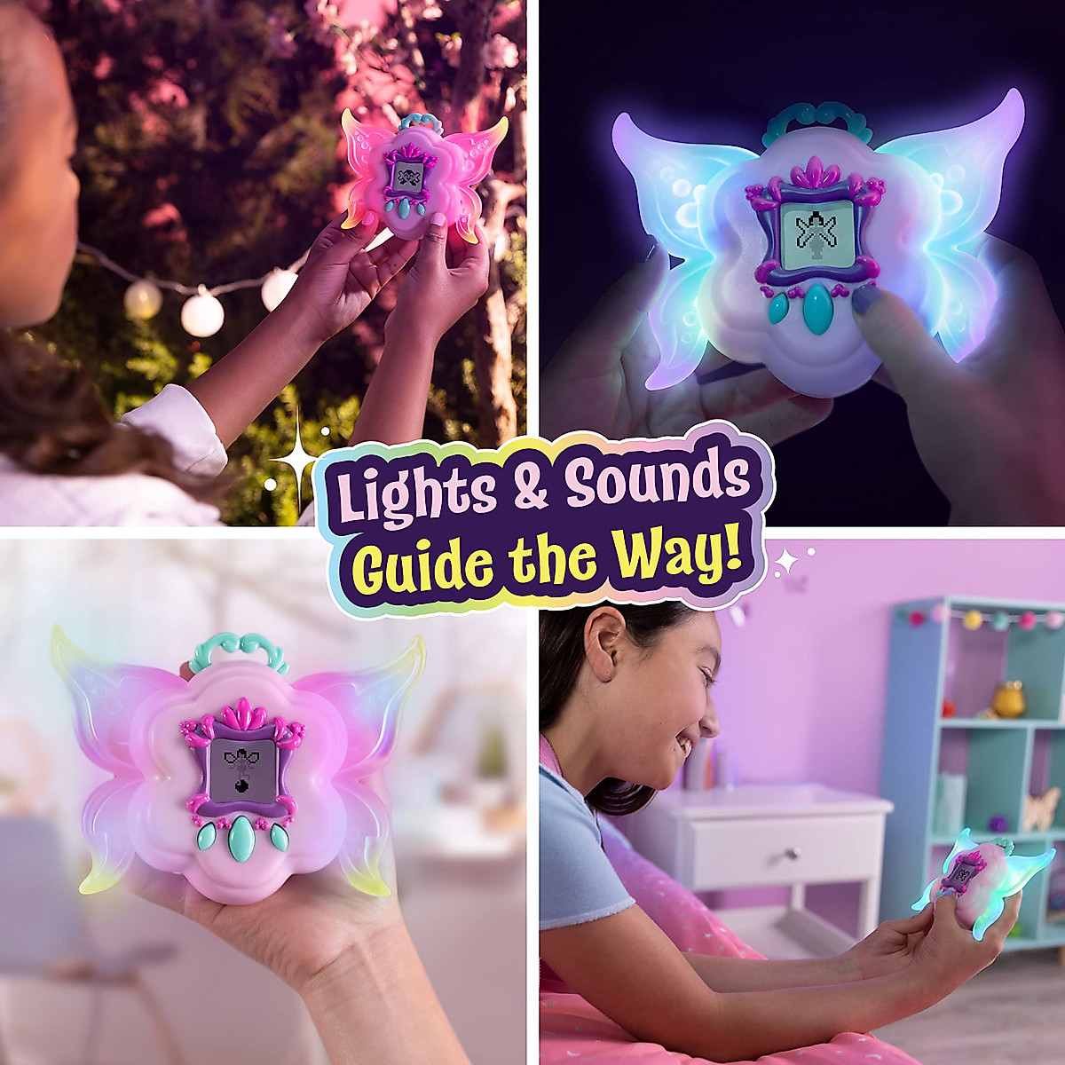 Got2Glow Fairies Got2Glow Baby Fairy Finder – Magic Fairy Jar Includes 20+ Virtual Baby Fairies – Find Fairies On-The-Go