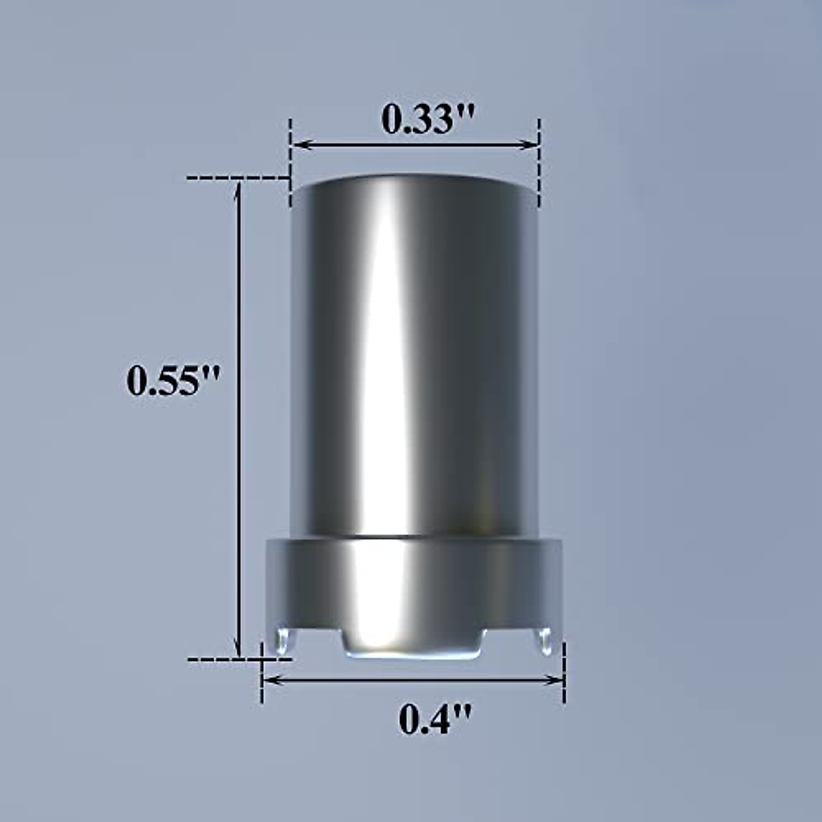 4 Pack 510 Thread Magnetic Ring Adapter Gold Thread Magnetic Adapter 510 Magnetic Connector Premium Brass Magnetic Connector Extension(Silver)