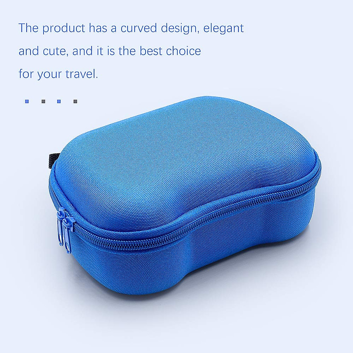 Gamepad Storage Case Travel Bag with Mesh Pocket,Controller Hard Shell Handbag Protection Holder For For PS5/PS4/S_witch Pro,18*15*8cm (Red)