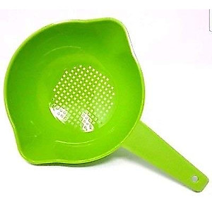Tupperware Small 1 Quart Colander with Handle in Apple