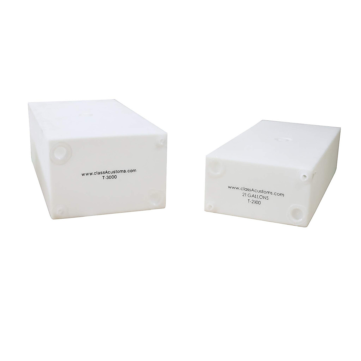 Class A Customs | RV Fresh and Gray Water Tank | Combo Pack (21 Gallon & 30 Gallon) | RV Water Holding Tanks