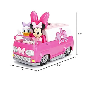 Jada Toys Disney Junior Minnie Mouse Happy Helper Van RC, Pink/White