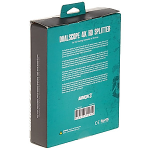 Armor3 "Dualscope" 4K HD Splitter for HD Gaming Consoles or Devices