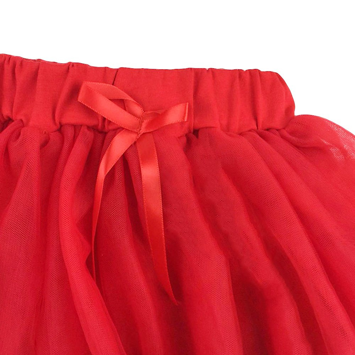 YOHA Baby Girls Birthday Tutu Dress Mermaid Tutus Soft Pom Tutu Dress for Toddler Girls(Red,100)