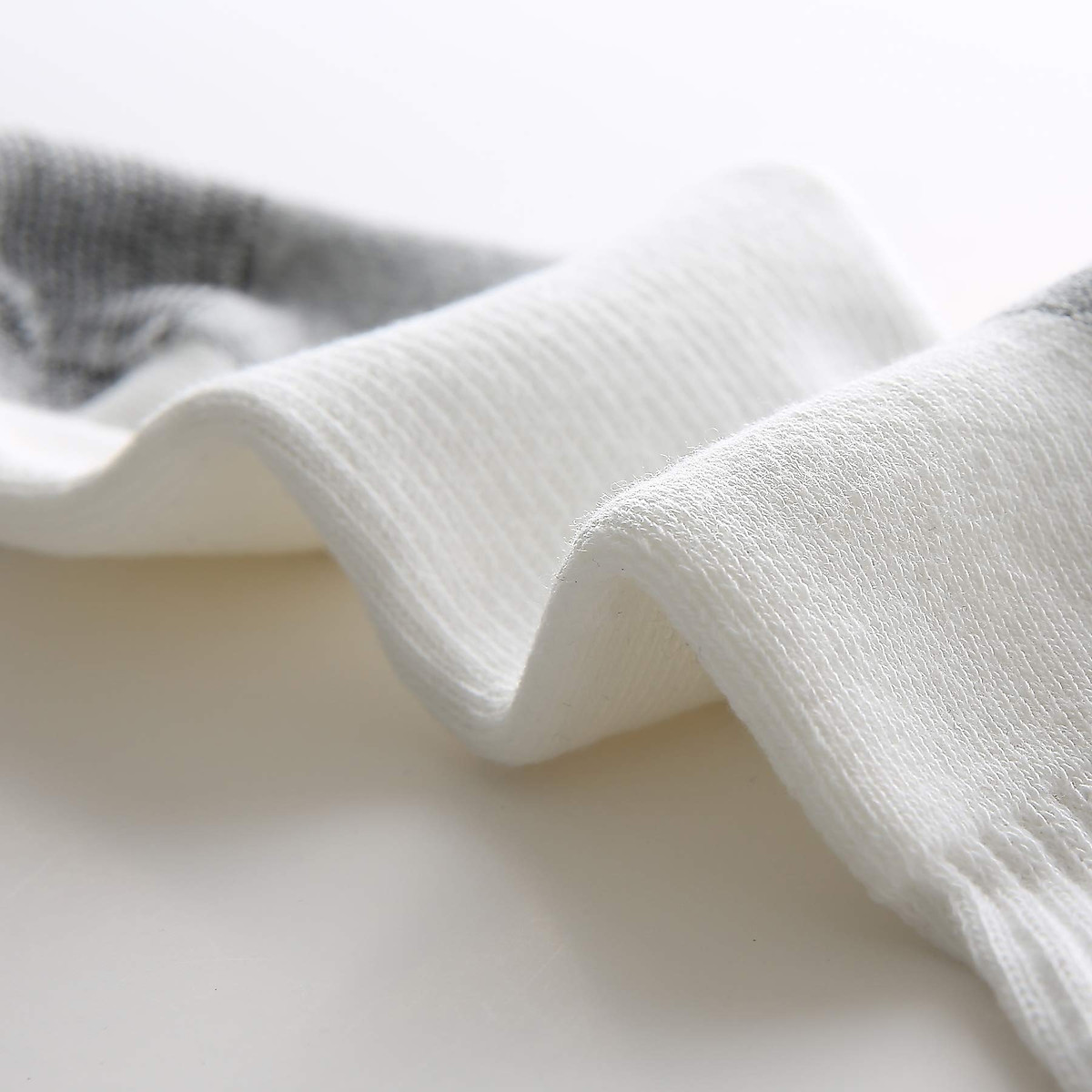 WANDER Men's Athletic Ankle Socks 3-8 Pairs Thick Cushion Running Socks for Men&Women Cotton Socks 7-9/9-12/12-15 (8 Pair A0-white, M)