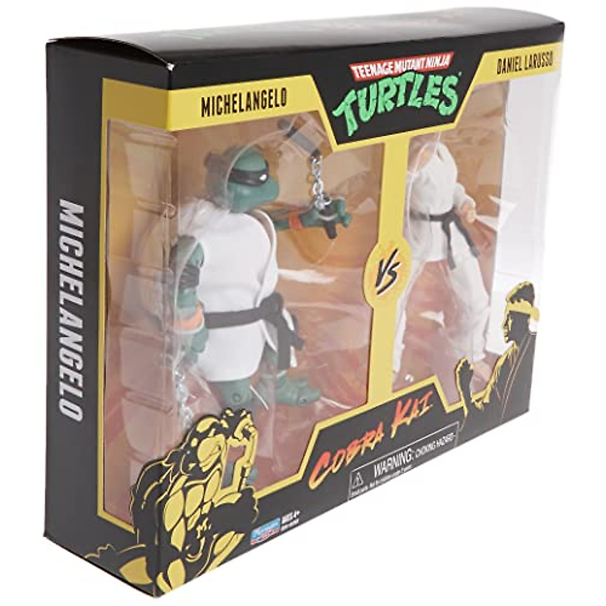 Teenage Mutant Ninja Turtles vs. Cobra Kai Mikey vs. Daniel LaRusso 2 Pack