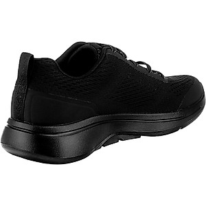 Skechers Men's Gowalk Arch Fit-Athletic Workout Walking Shoe with Air Cooled Foam Sneaker, Black, 8
