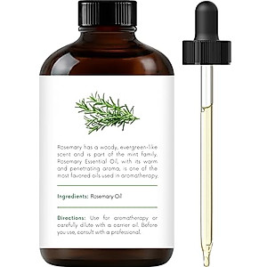 Rosemary Essential Oil - Huge 4 Fl Oz - 100% Pure and Natural - Premium Grade Essential Oil for Diffuser and Aromatherapy