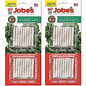 Jobe's 5001T Houseplant Indoor Fertilizer Food Spikes, 50 Pack(2)