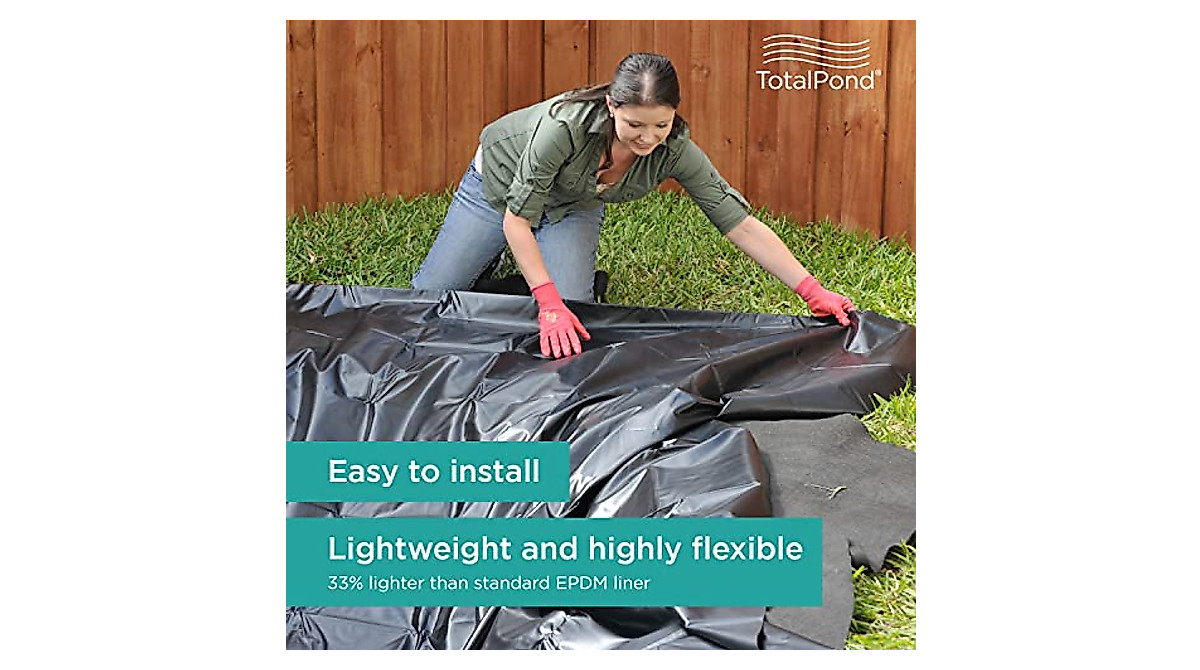 TotalPond Pond Liners - Durable & Eco-Friendly 7x10 ft
