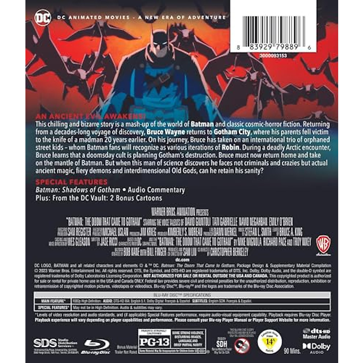 Batman Doom That Came To Gotham (Blu-ray)