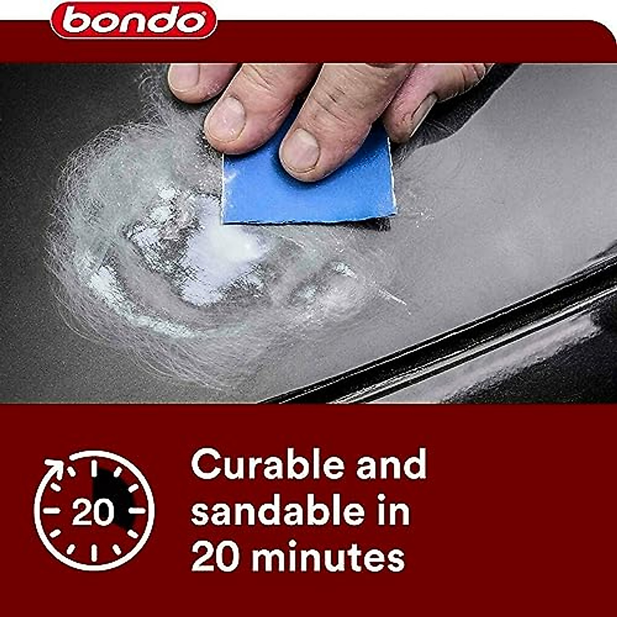 Bondo Professional Glazing and Spot Putty, 00801, 3.0 oz