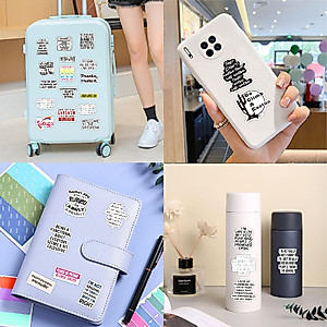 SEMYEIYO 60 PCS Sarcastic Stickers,Funny Stickers for Adults,Snarky, Humorous Quotes Stickers for Water Bottle,Laptop,Phone,Hard Hat,Bumper,Gifts for Adult