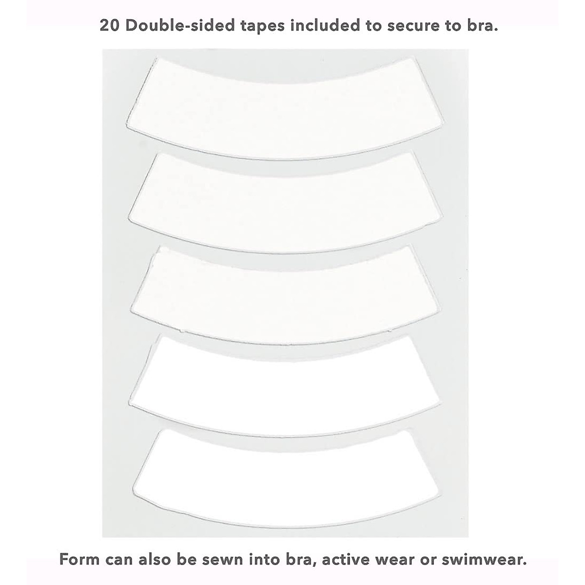 Braza Foam Breast Form,Beige,6