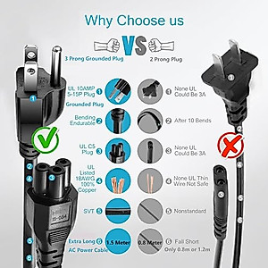 for Jackery 300/500/550 Charger,MJPOWER 24V 90W AC Adapter for Jackery Portable Power Station Explorer 300 500 550 E300 E500 E550 Solar Generator 293Wh 518Wh 550Wh Lithium Battery Power Supply Cord