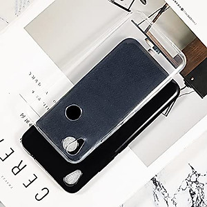 Shantime Infinix Hot 5 X559C Case, Soft TPU Back Cover Shockproof Silicone Bumper Anti-Fingerprints Full-Body Protective Case Cover for Infinix Hot 5 Lite (Transparent)