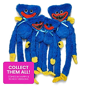 Poppy Playtime Huggy Wuggy Plush Doll - Collectible Toy for All Ages (14" Scary Huggy Wuggy)