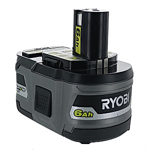 Ryobi P193 6.0 Amp Hour 18V Lithium Ion Battery w/ Onboard Fuel Gauge