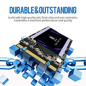 SSD MSATA 120GB Shark Speed Internal Solid State Drive High Performance Hard Drive for Desktop Laptop SATA III 6Gb/s(120 gb, MSATA)