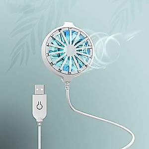 JYXDKD Portable Fan Cooling Mobile Phone Cooler RGB Light Adjustable Wind Speed Gamepad Radiator Holder