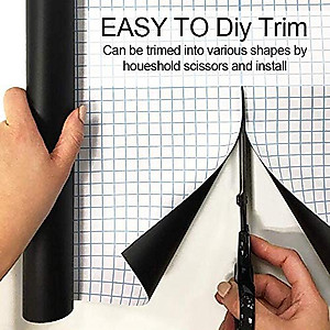 Chalkboard Paper 2 Rolls-Chalkboard Vinyl Sticker Wallpaper (17.4" x 78.7")