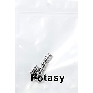 (10 Packs) Fotasy Stainless Steel 3/8" to 1/4" Reducer Bushing Convert Screw Adapter, Tripod Screw Adapter 1/4" to 3/8" for Tripod Monopod Ballhead