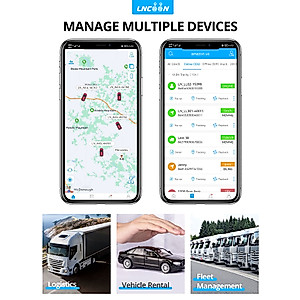 GPS Tracker for Vehicles, 4G LTE GPS Real Time Tracking Device, Magnetic IP65 Waterproof Tracker for Car Rental, Fleet Management, Luggage Tracking - Subscription Required